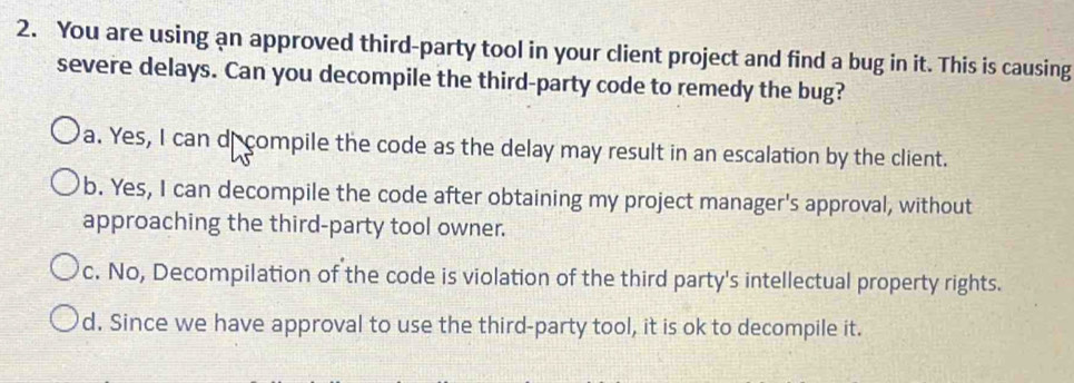 Solved: You are using an approved third-party tool in your client ...
