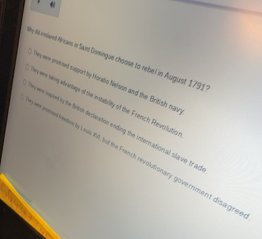 Solved: hy did enslaved Africans in Saint Domingue choose to rebel in ...