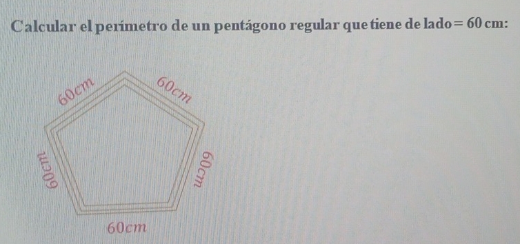 Resuelto:Calcular el perímetro de un pentágono regular quetiene de lado ...