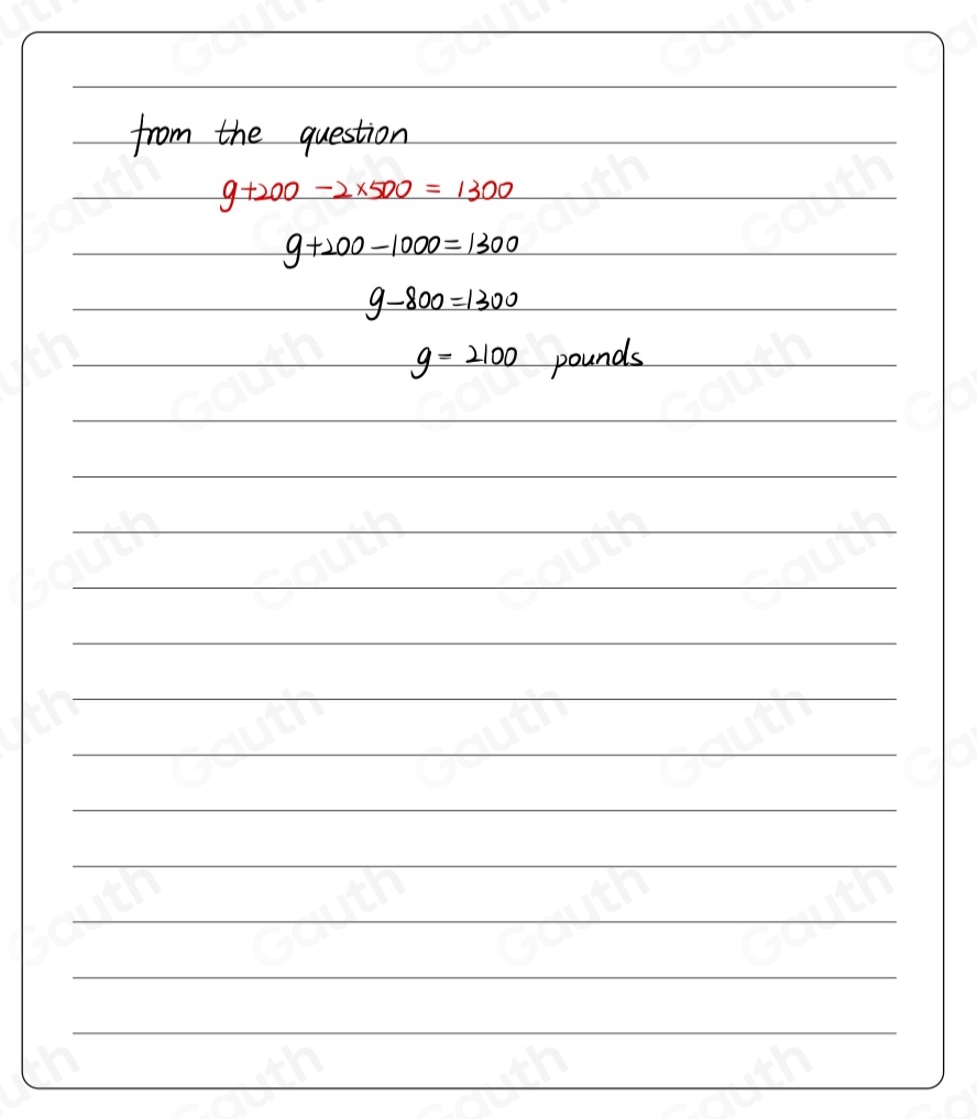 Solved: There is a mound of g pounds of gravel in a quarry. Throughout ...