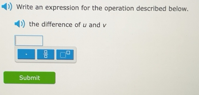 Solved: Write an expression for the operation described below. the ...