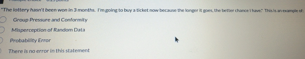 Solved: "The lottery hasn't been won in 3 months. I'm going to buy a ...