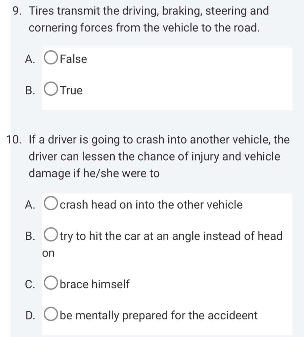 Solved: Tires transmit the driving, braking, steering and cornering ...