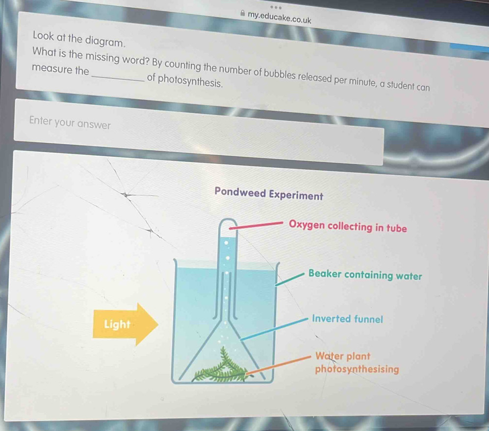 Solved: my.educake.co.uk Look at the diagram. measure the What is the ...
