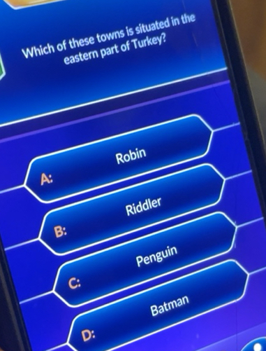 Solved: Which of these towns is situated in the eastern part of Turkey ...