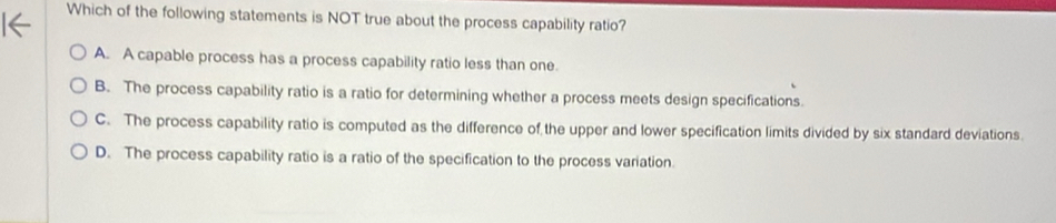 Solved: Which of the following statements is NOT true about the process ...
