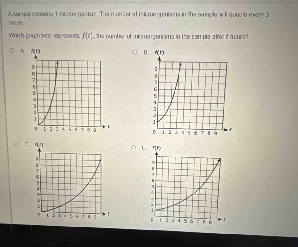 Solved: A sample contains 1 microorganism. The number of microorganisms ...