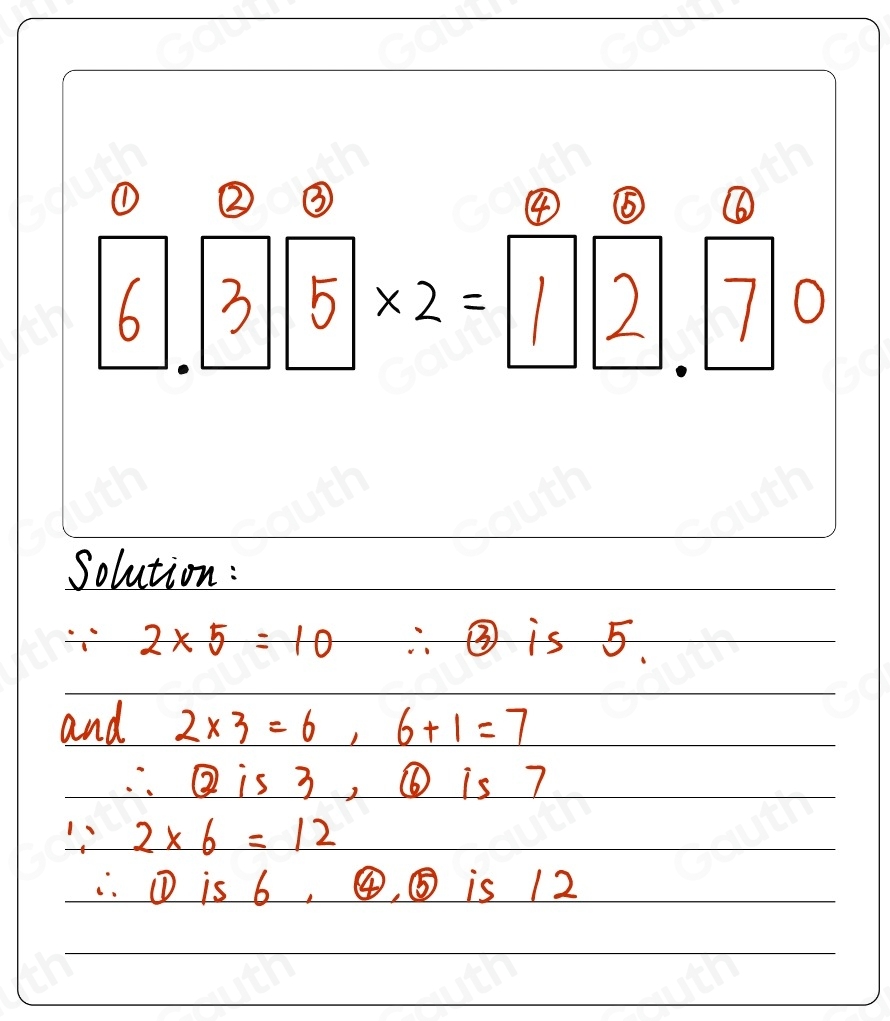 Solved: Arrange the number cards in the gaps below to make the ...