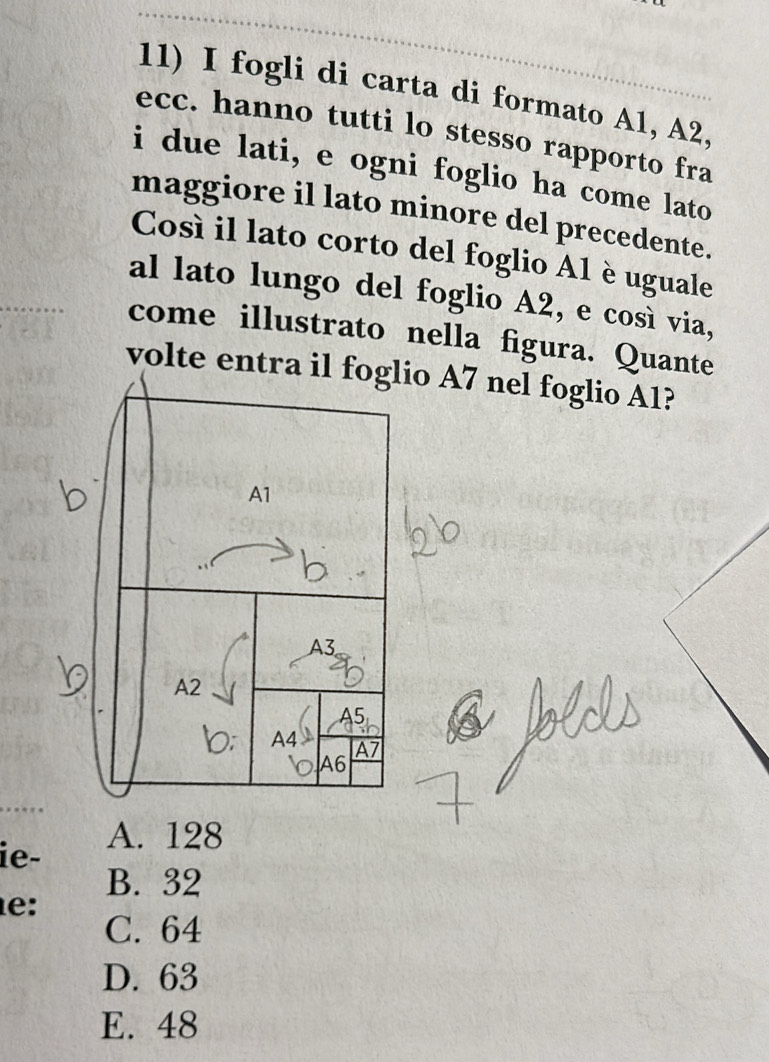 Risolto:fogli di carta di formato A1, A2, ecc. hanno tutti lo stesso ...