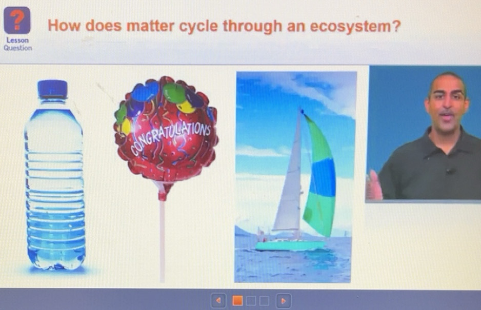 Solved: How does matter cycle through an ecosystem? Lesson Question ...