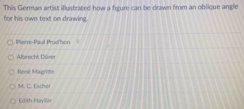 Solved: This German artist illustrated how a figure can be drawn from ...