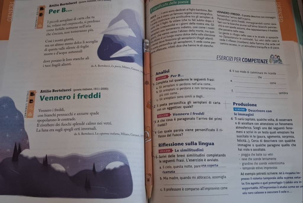 Risolto:Attilio Bertolucci (poeta italiand dignificato delle poesie Per ...
