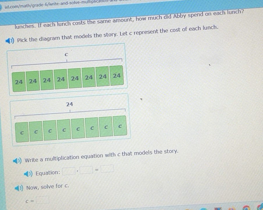 Solved: lunches. If each lunch costs the same amount, how much did Abby ...