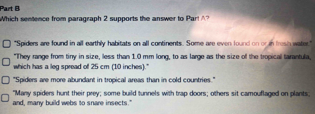 Solved: Which sentence from paragraph 2 supports the answer to Part ...