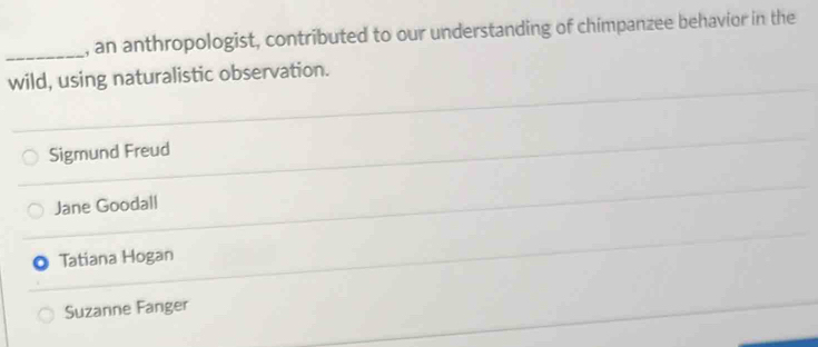 Solved: an anthropologist, contributed to our understanding of ...