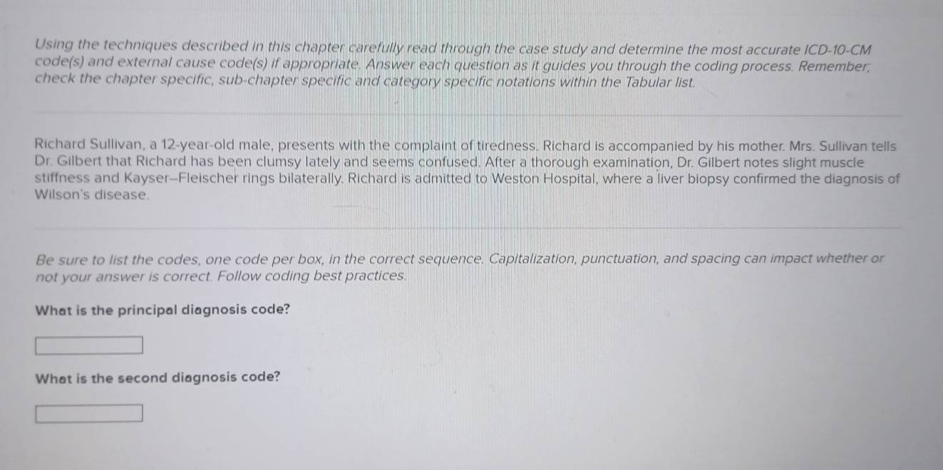 Solved: Using the techniques described in this chapter carefully read ...
