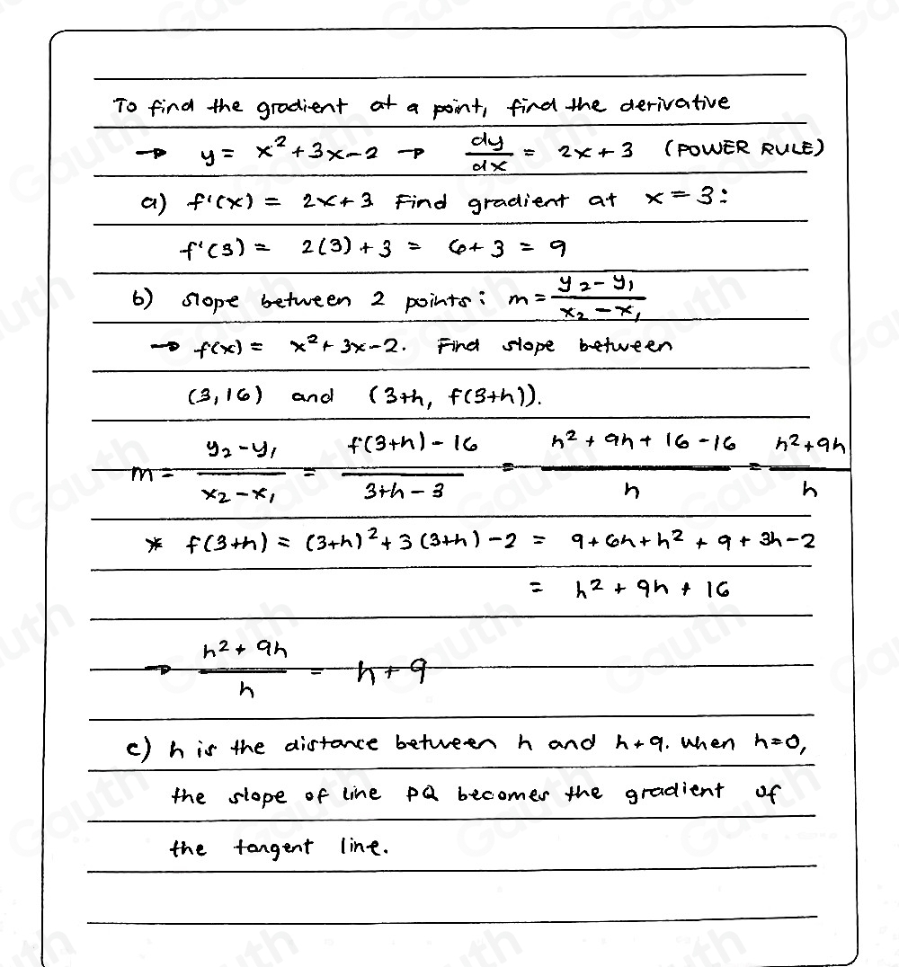 Solved: Figure 1 Figure 1 shows part of the curve with equation y=x^2+3x-2 The point P(3,16 ...