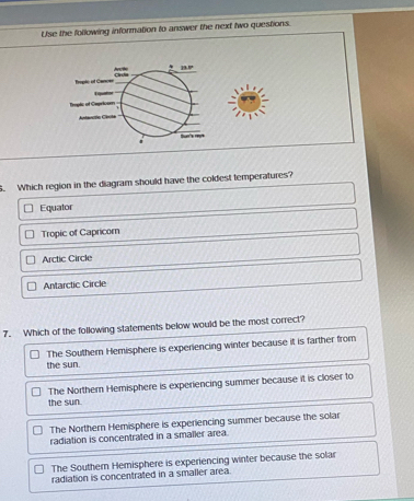 Solved: Use the following information to answer the next two questions ...