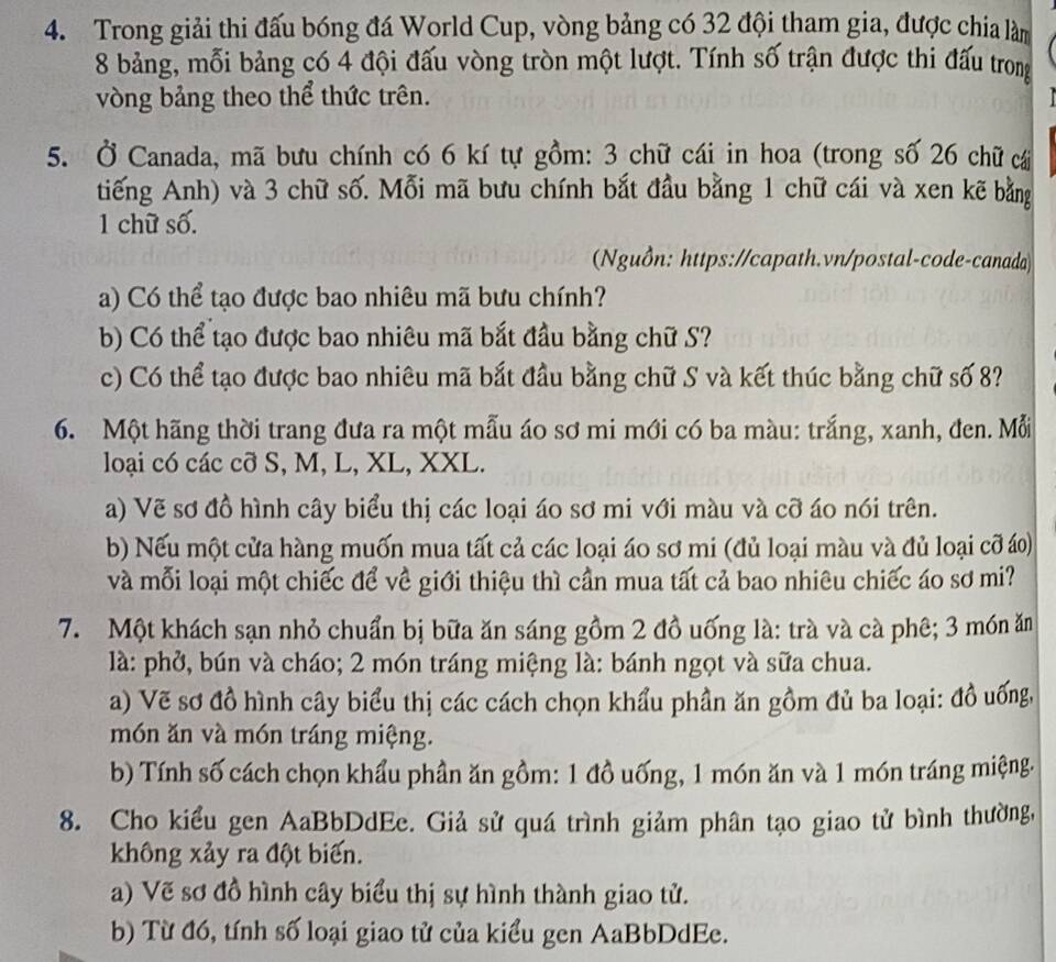 Giải quyết:Trong giải thi đấu bóng đá World Cup, vòng bảng có 32 đội ...