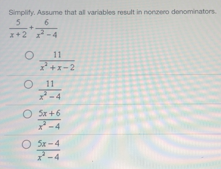 Solved: Simplify. Assume that all variables result in nonzero ...
