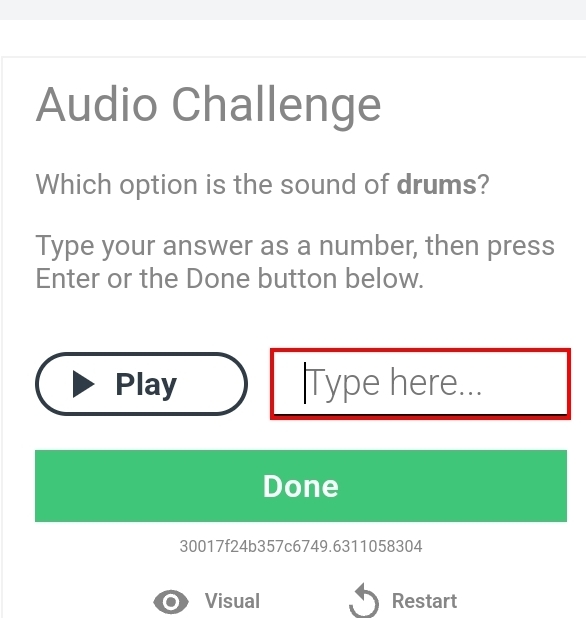 Solved: Audio Challenge Which option is the sound of drums? Type your ...