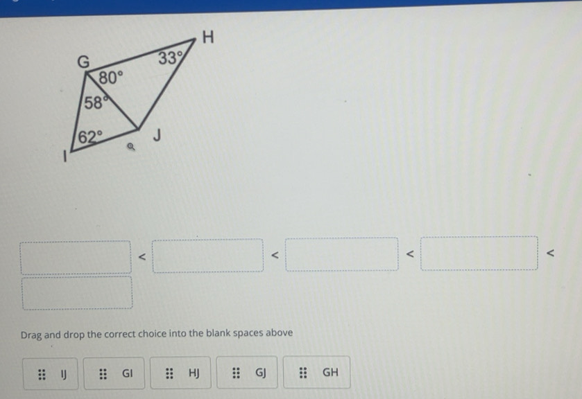Solved: Drag and drop the correct choice into the blank spaces above GI ...