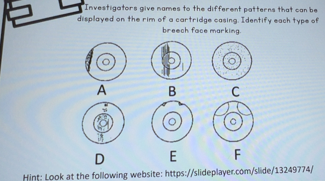 Gelöst:Investigators give names to the different patterns that can be ...