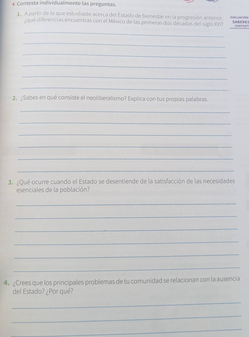 Resuelto:« Contesta individualmente las preguntas. 1. A partir de lo ...