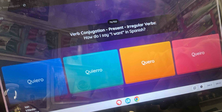 Solved: s0 79/150 Verb Conjugation - Present - Irregular Verbs: How do ...