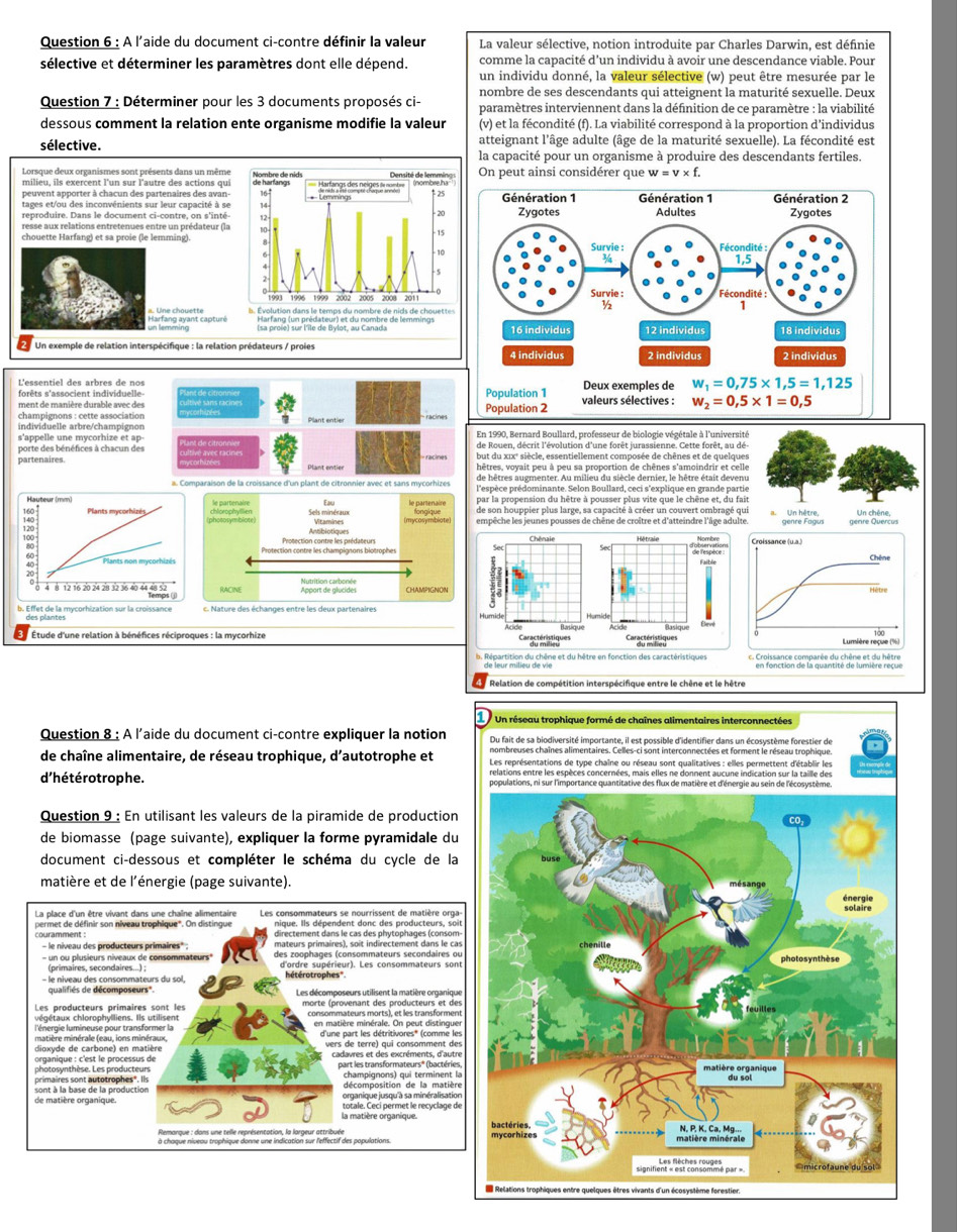 Résolu :À l'aide du document ci-contre définir la valeur La valeur ...