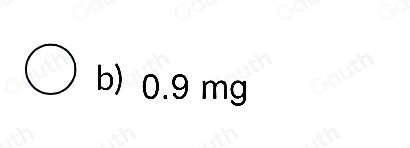 Solved: A patient with a BSA of 0.45 m2 is prescribed Oncovin 2 mg/m2 ...