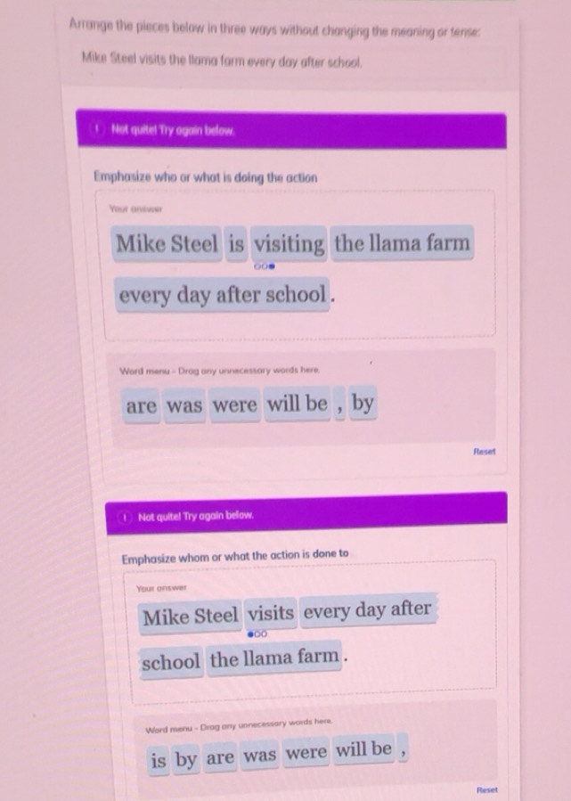 Solved: Arrange the pieces below in three ways without changing the ...