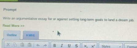 Solved: Prompt Write an argumentative essay for or against setting long ...