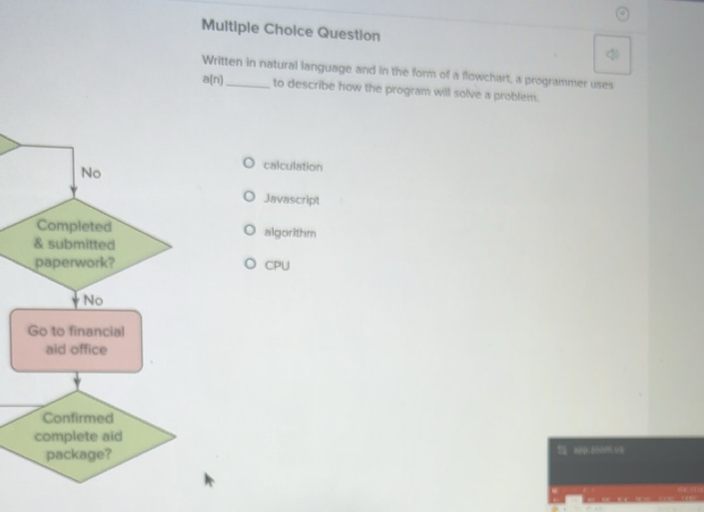 Solved: Question Written in natural language and in the form of a ...