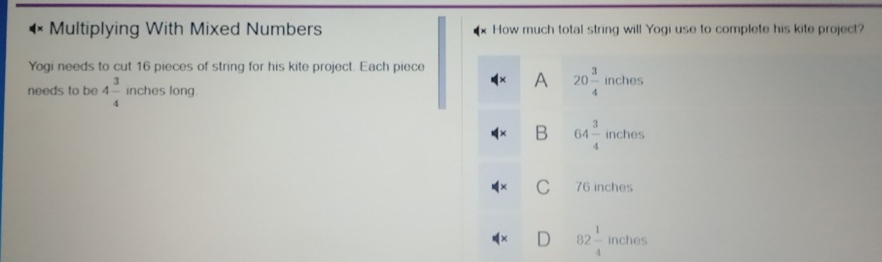 Solved: Multiplying With Mixed Numbers How much total string will Yogi ...