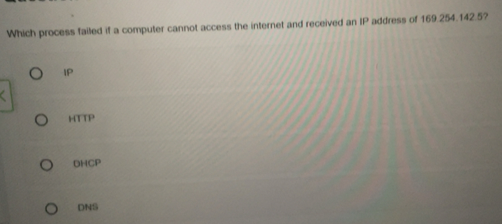 Solved: Which process failed if a computer cannot access the internet ...