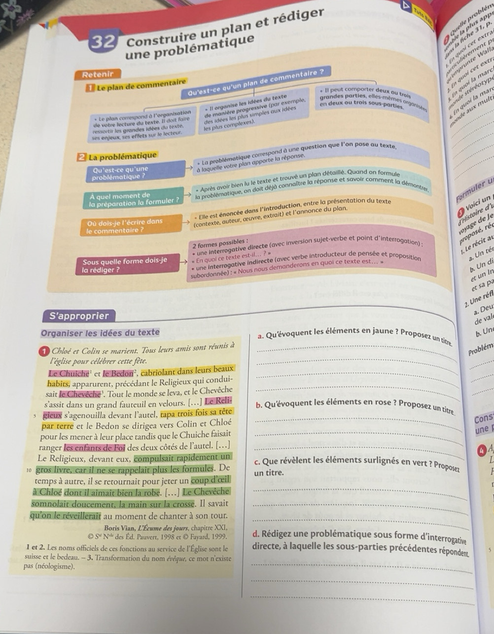 Résolu :Construire un plan et rédiger Tuts qui e tr. une problématique V runte Wal En quo