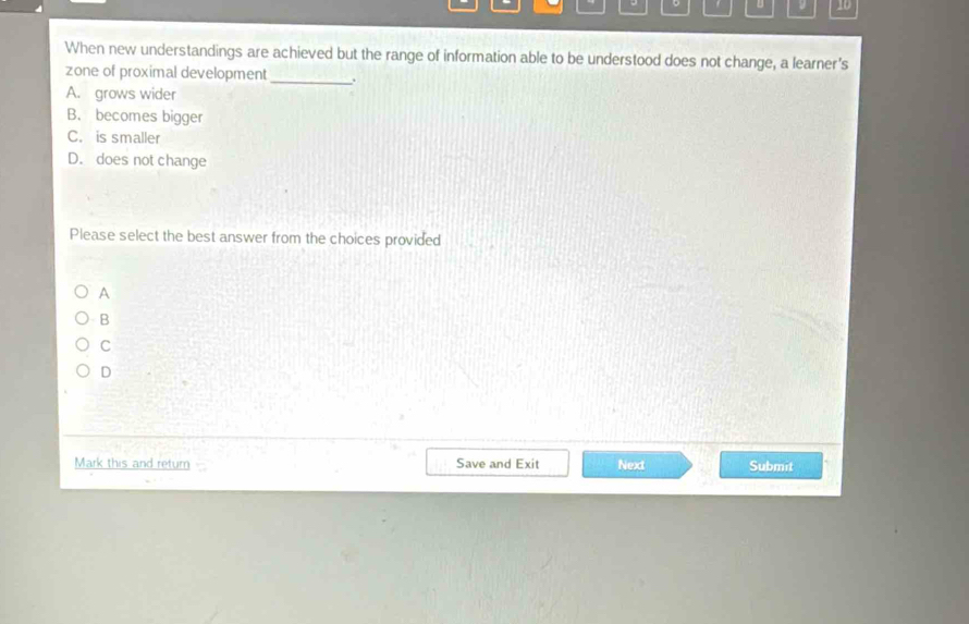 Solved: When new understandings are achieved but the range of ...