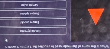 Solved: What is the name of the model used to visualise the 3 states of ...