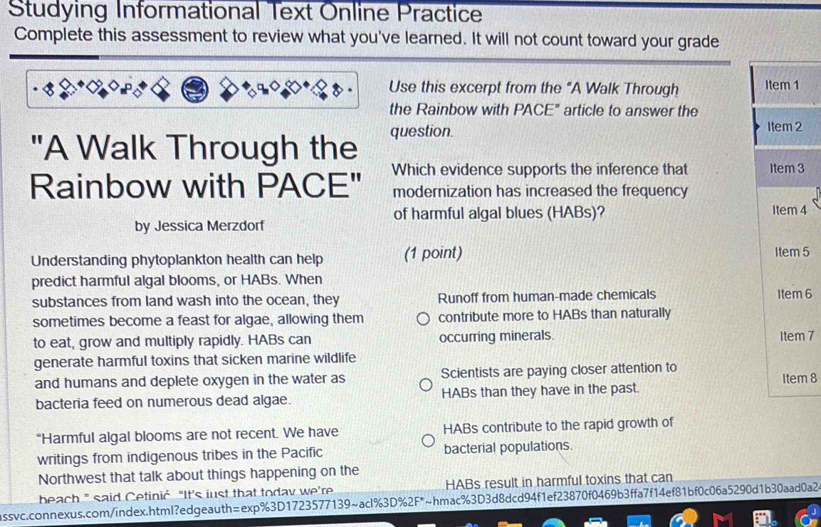 Solved: Studying Informational Text Online Practice Complete this ...