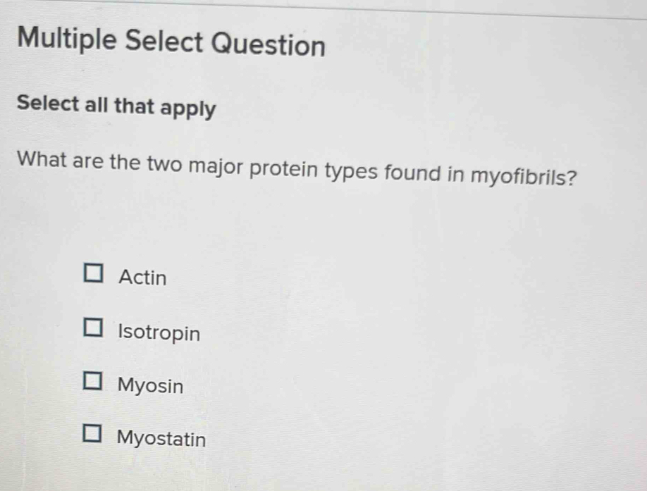 Solved: Multiple Select Question Select all that apply What are the two ...