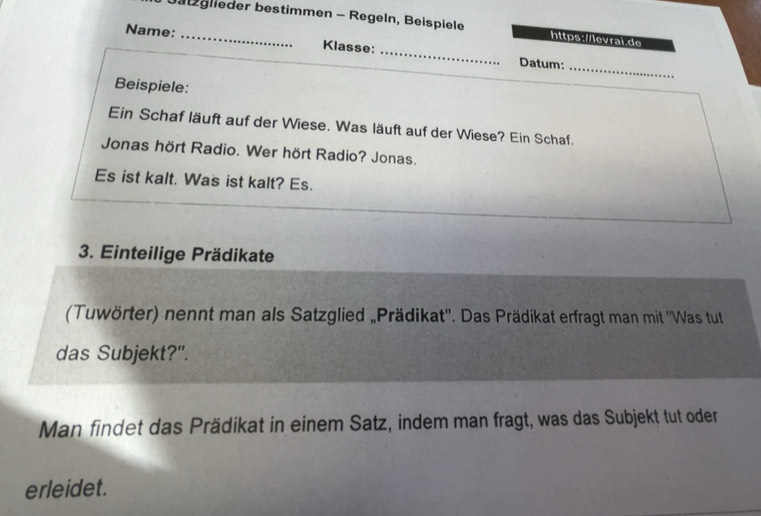 Gelöst:baßglieder bestimmen - Regeln, Beispiele https://levral.de Name ...