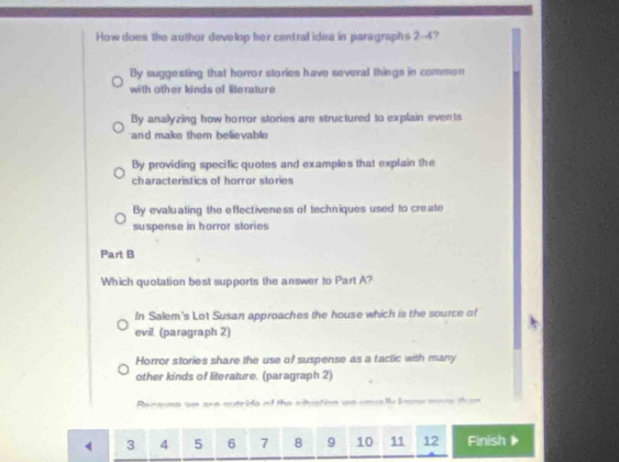 Solved: How does the author develop her central idea in paragraphs 2-4 ...