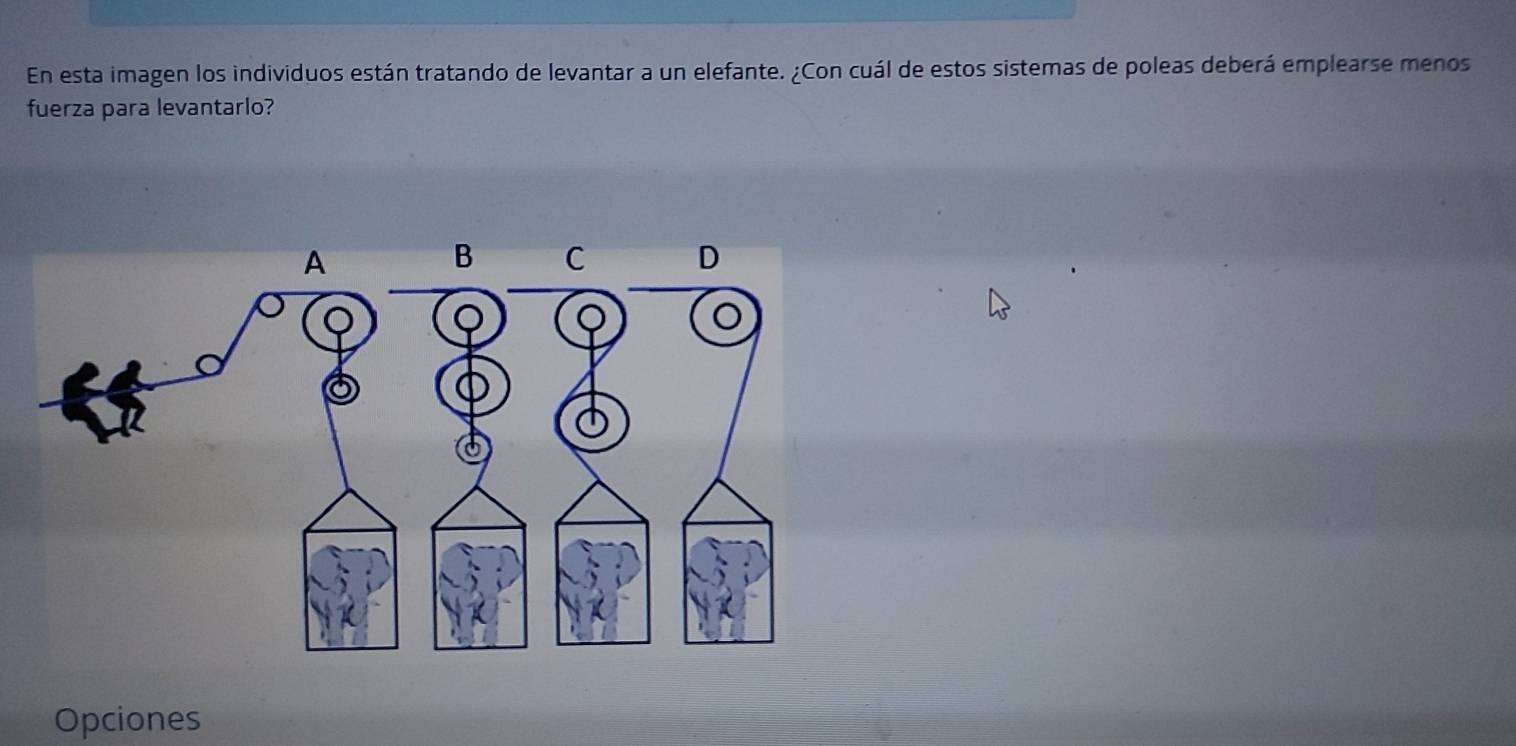 Solved: En esta imagen los individuos están tratando de levantar a un ...