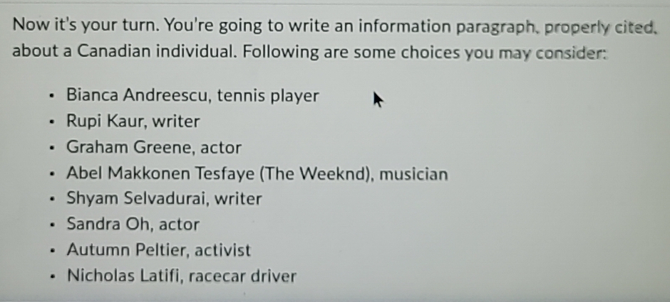 Solved: Now it's your turn. You're going to write an information ...