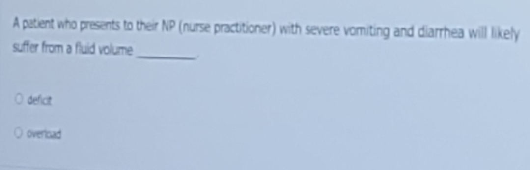 Solved: A patient who presents to their NP (nurse practitioner) with ...