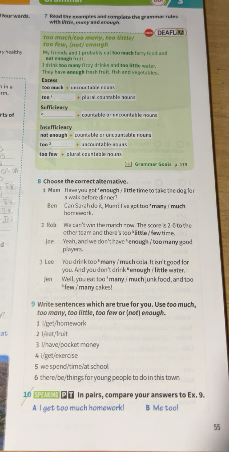 Risolto:four words. 7 Read the examples and complete the grammar rules ...