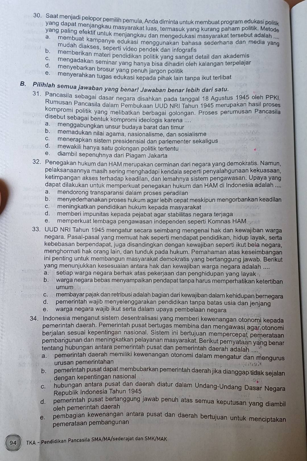 Telah dijawab:Saat menjadi pelopor pemilih pemula, Anda diminta untuk ...