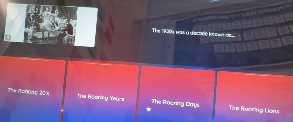 Solved: 2 3 20 VC The 1920s was a decade known as. The Roaring 20 's ...