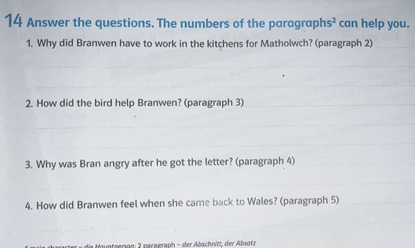 Gelöst:Answer the questions. The numbers of the paragraph S^2 can help ...